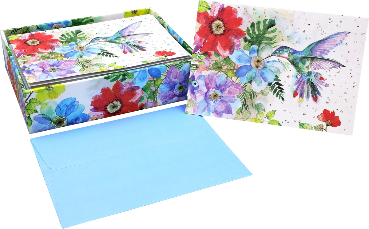 Hummingbird Boxed Notes Set of 14 – Jacque Michelle