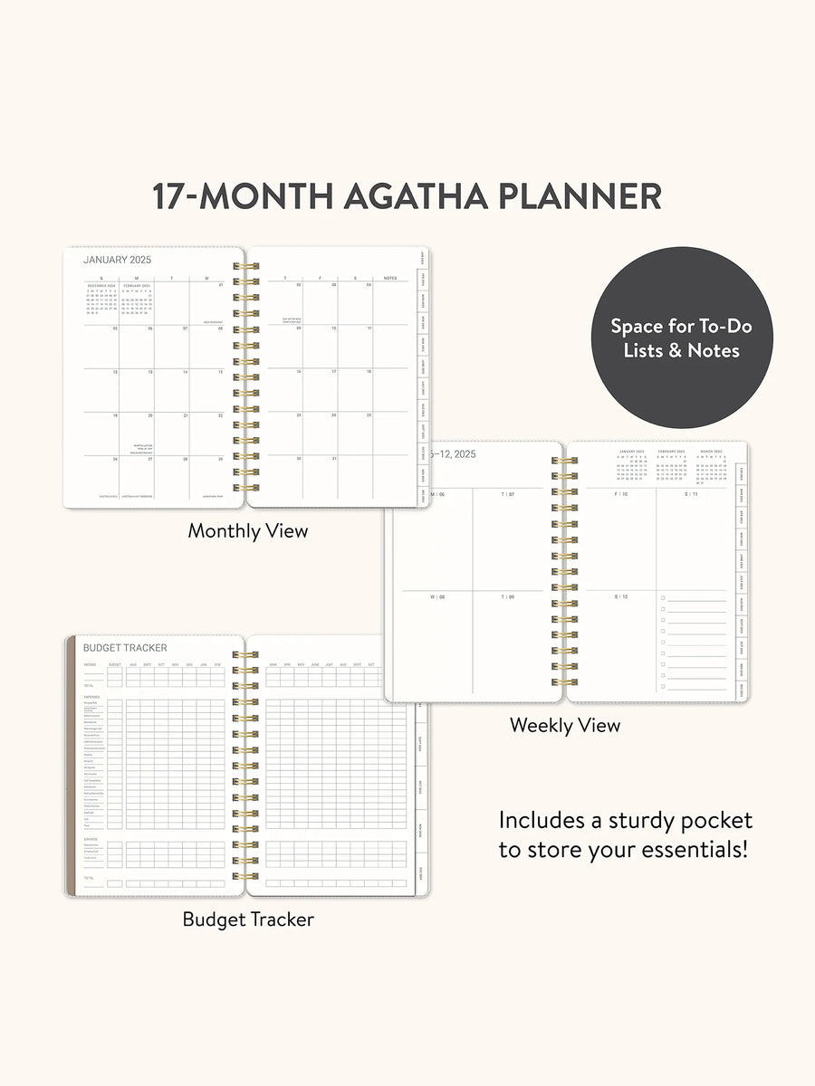 2025 Stone Agatha Planner – Jacque Michelle