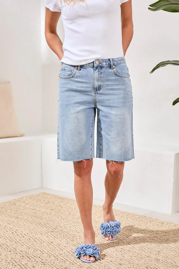 Brooke Wide Leg Denim Jorts in Eastcoast – Jacque Michelle